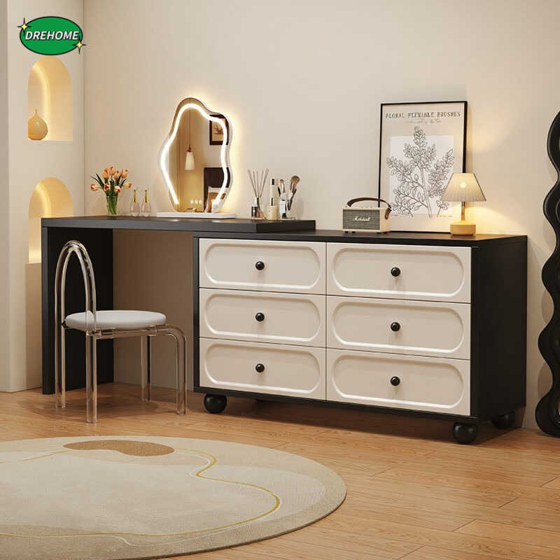 DRE Dressing Table With Bucket Cabinet Bedroom Bedside Makeup Table ...