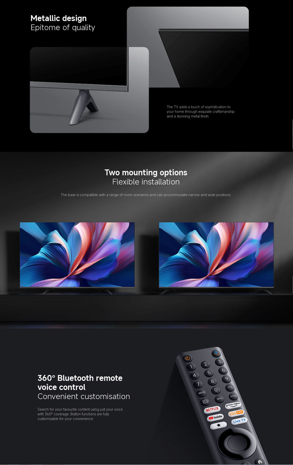Xiaomi TV A Pro Series 2026 | 4K QLED Display | Dolby Audio™ | Sleek ...