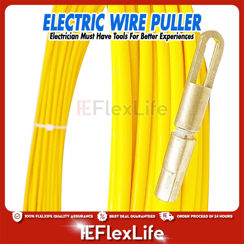 Cable Puller Conduit Pipe Wire Puller Electric Wiring 20M 15M 10M 5M ...