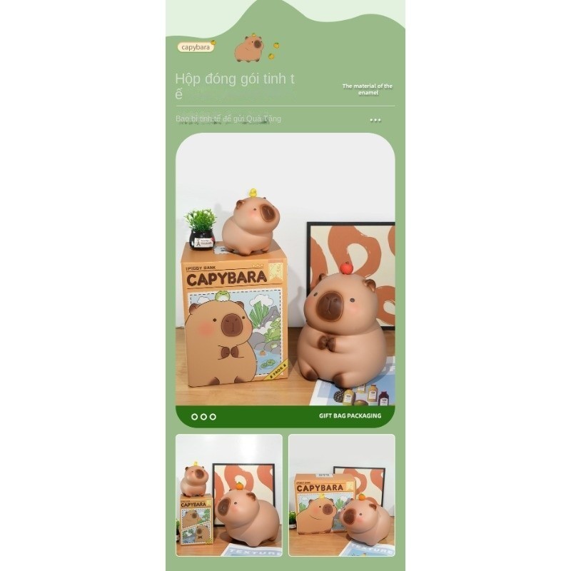 Capybara Bank, Suitable for Both Boys and Girls, with A Detachable ...