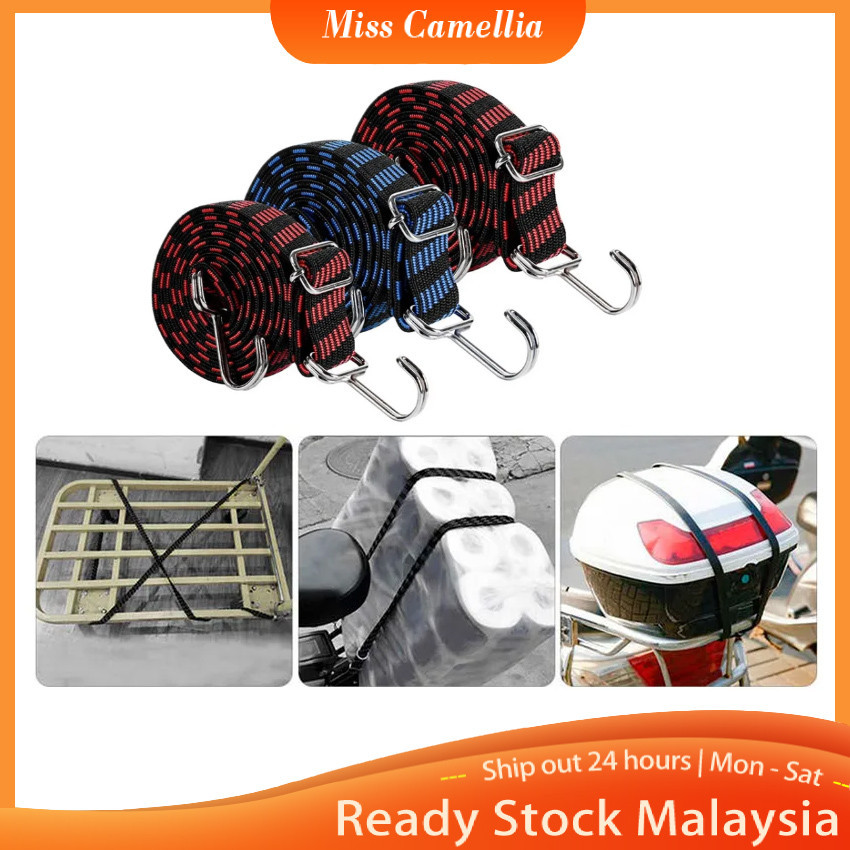 1 Meter Motorcycle Bicycle Luggage Rack Carrier Elastic Flat Racks Tied ...