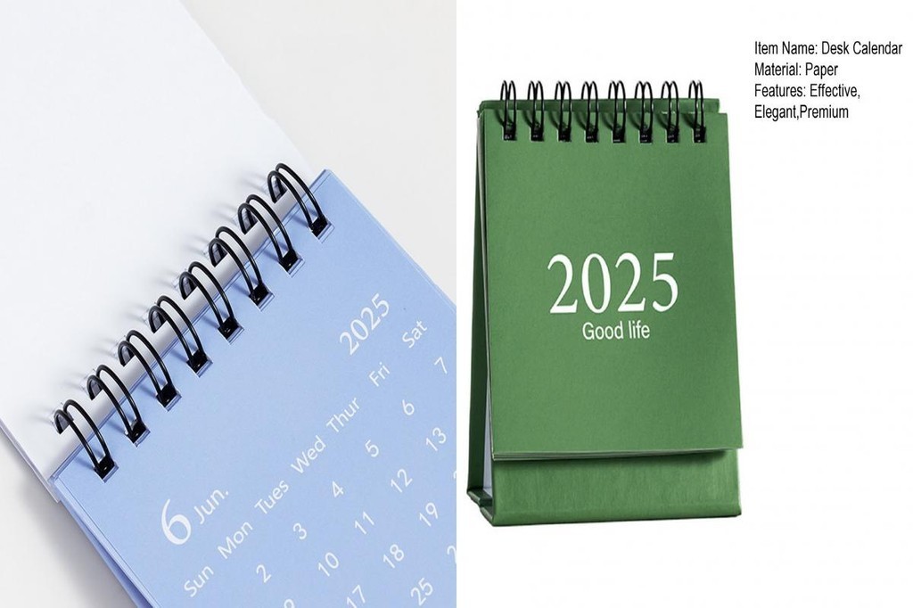 COCO Triangular Folding Desk Calendar School Year Planner 2025 Desk ...