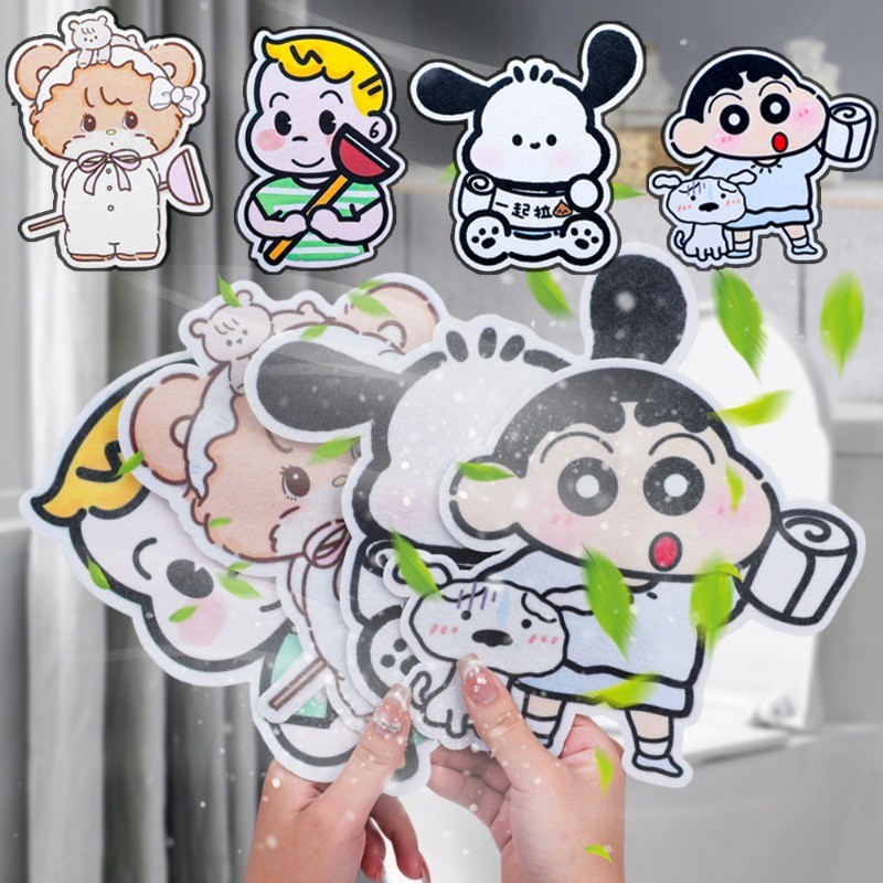 Cartoon Animals Toilet Deodorant Stickers - Cute Japanese Anime ...