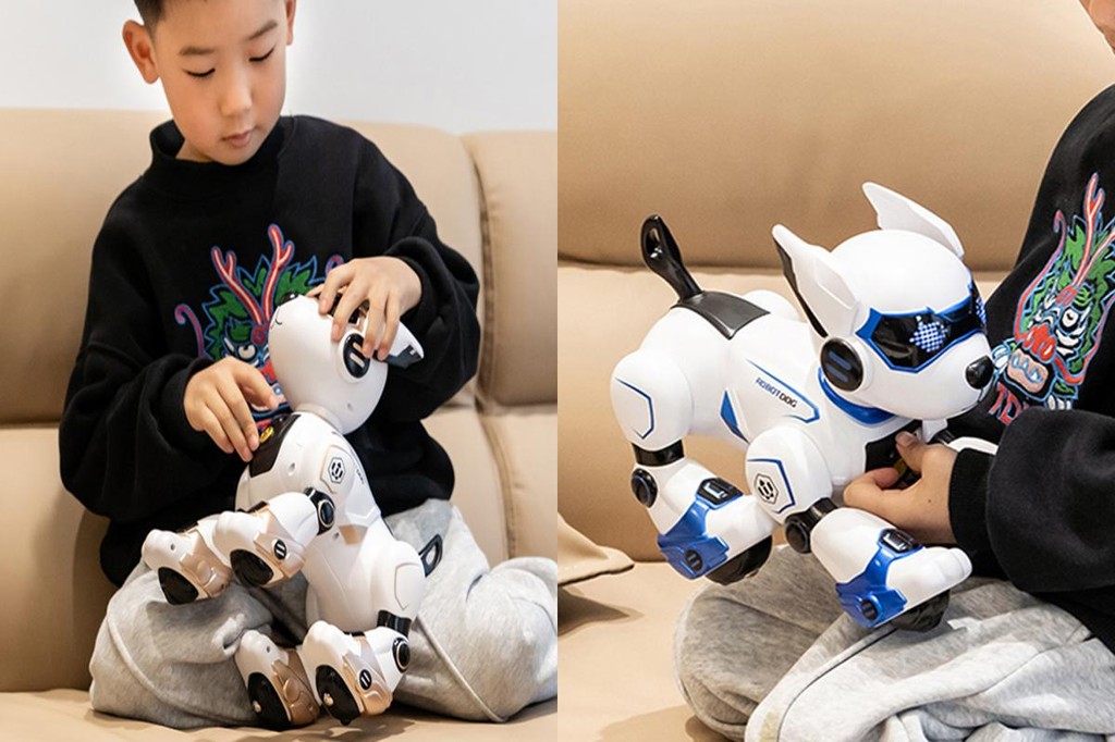 [EY] Robot Pet with Tracking Sensors Robot Dog Toy with Remote Control ...