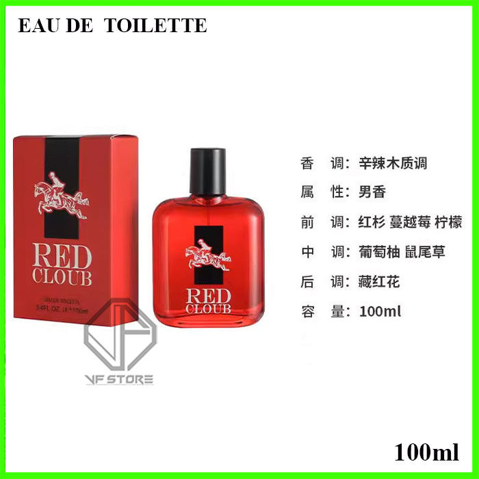 RED CLOUB LONG LASTING EAU DE TOILETTE FRAGRANCE EDT PERFUME 100ML ...