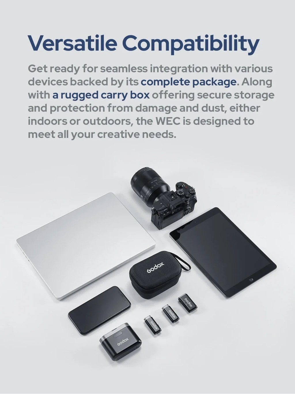 GODOX WEC 2.4GHz Wireless Microphone System Kit1 / Kit2 | Shopee Malaysia