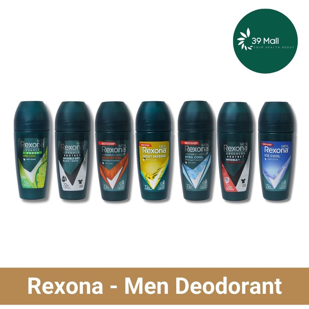 Rexona - Men Deodorant Roll On 45ml | Shopee Malaysia