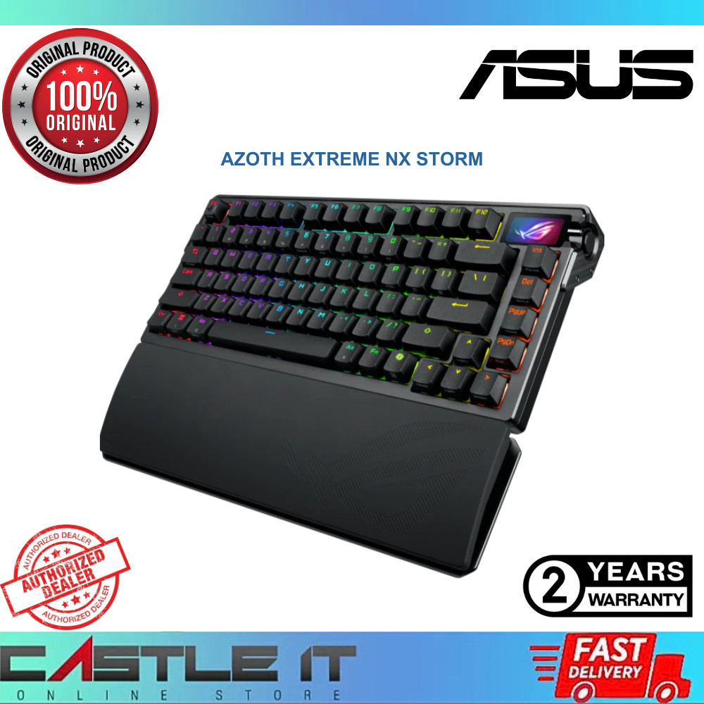 Asus ROG AZOTH EXTREME NX STORM Multi-Mode Premium OLED touchscreen ...