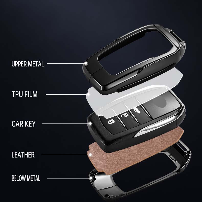 Toyota Corolla Cross Altis Camry RAV4 SUV Car Key Case Keyless Smart ...