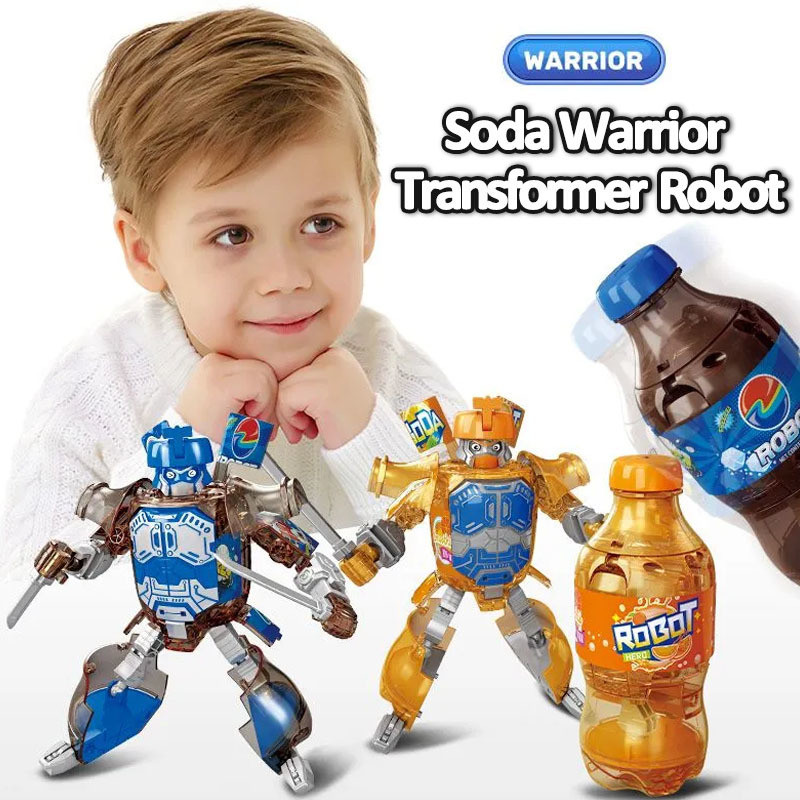 Transformers Toys Robot Toys Soda Robot Creative Toys Simulation Coke ...