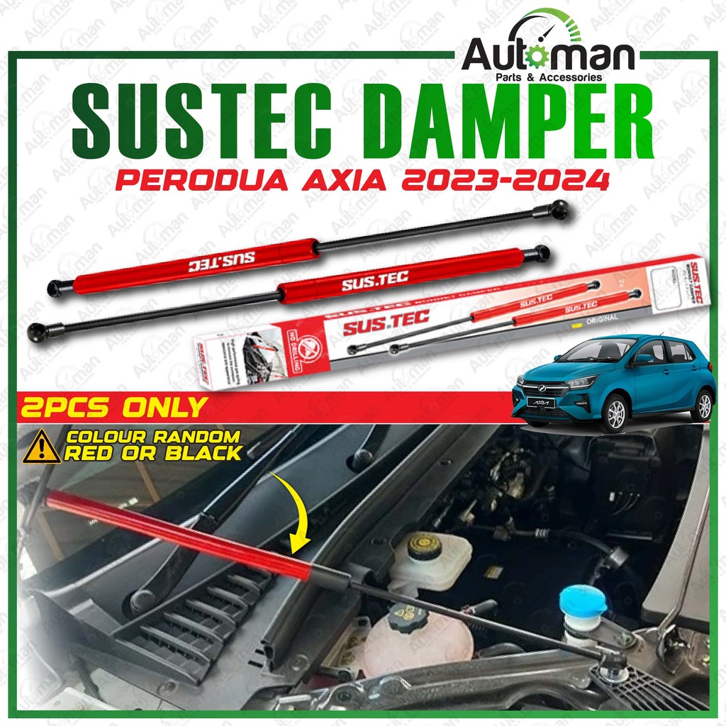 PERODUA AXIA 2023-2024 SUSTEC Front Hood Damper Bonnet Gas Lifter (twin ...