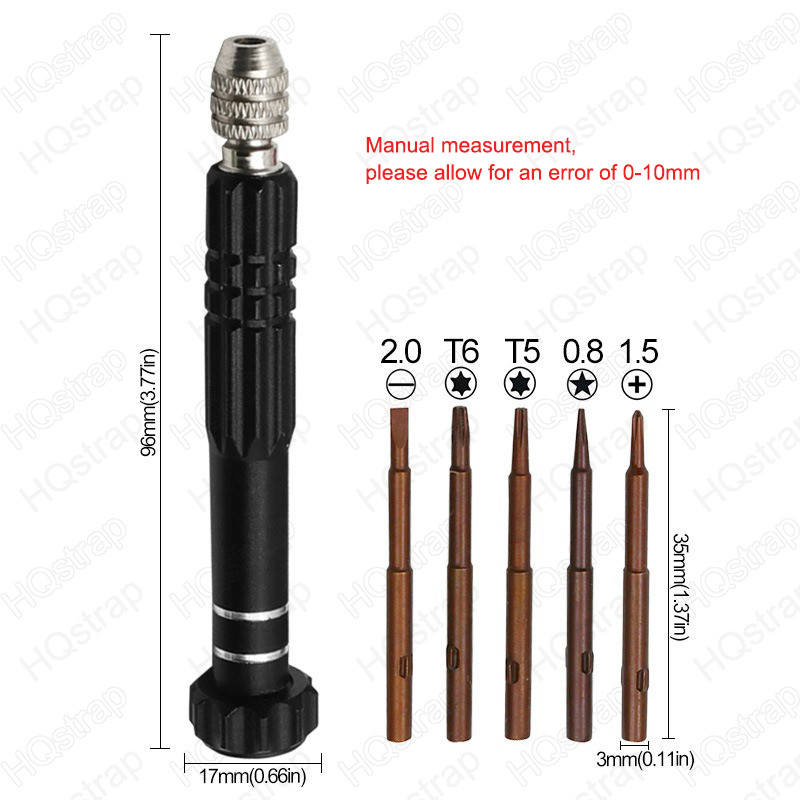 5 in 1 Screwdriver Set Mini Portable Tool Glasses Camera Computer Watch ...