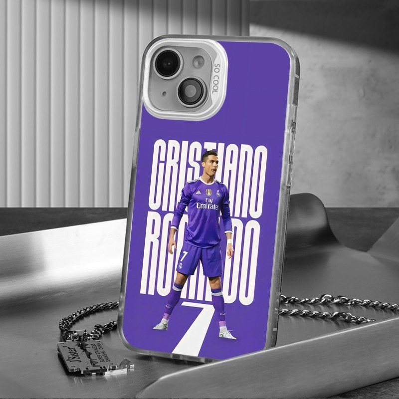 Cristiano Ronaldo Real Madrid thematic IMD Phone case for iPhone 16 15 ...