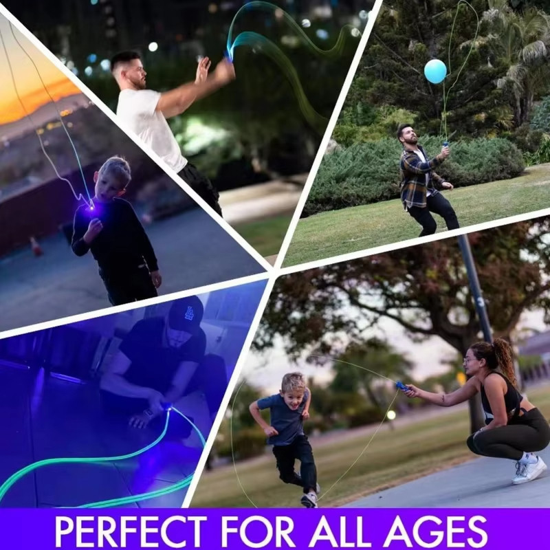 Rope Launcher Loop Fidget Toy launcher ZipString Handheld Adjustable ...