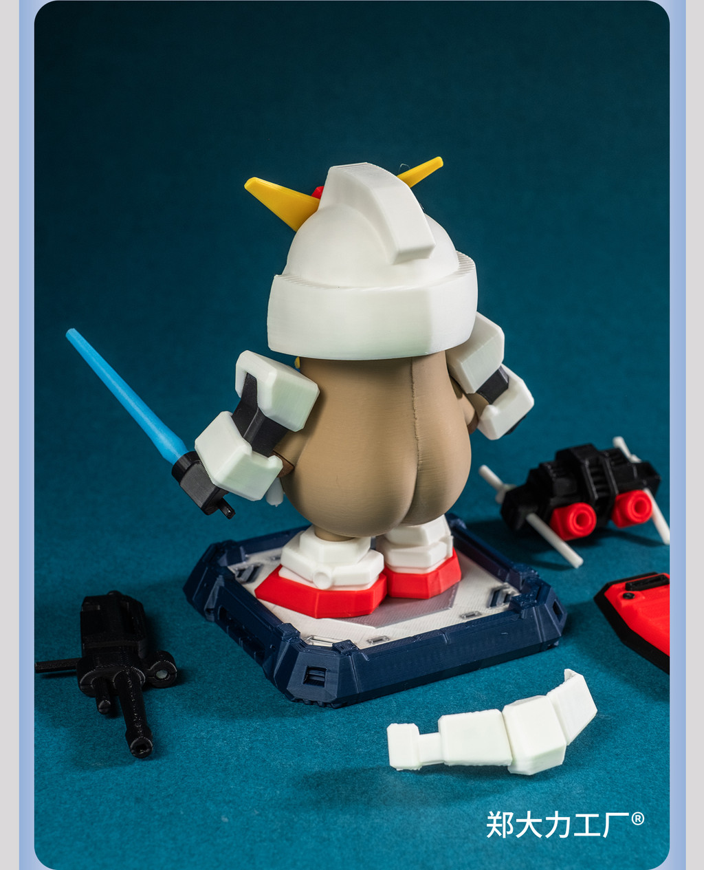 2025 New Style Gundam Kapibara Figure Fun Magnetic Mecha Capybara Doll ...