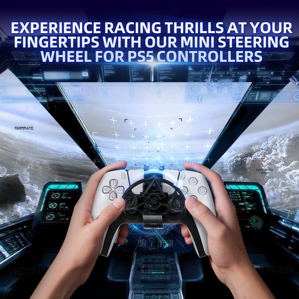 Mini Steering Wheel for PS5 Game Controller Remote Control Accessory ...