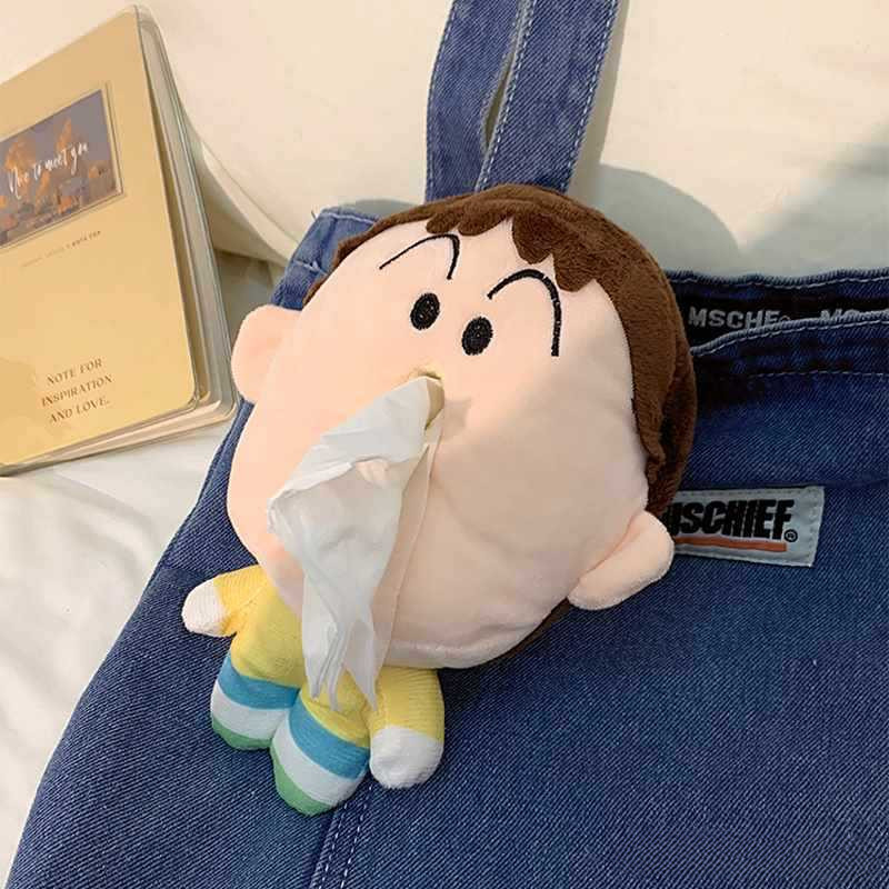 Crayon Shin-Chan Boochan Tissue Box Doll Funny Sense of Design Creative ...