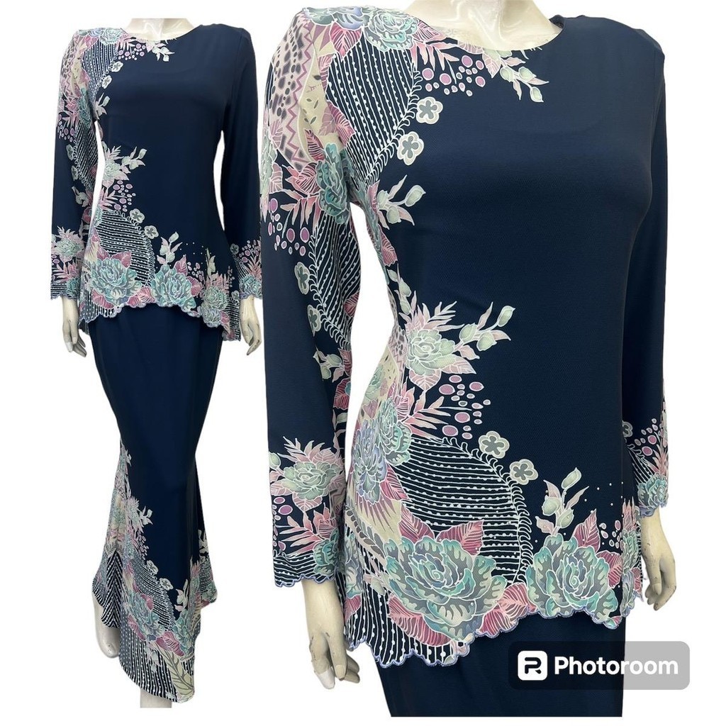 Delisa Kurung Batik Fashion2024 Kain Duyung Klasik ( SIZE: 38-52 ) | Shopee Malaysia