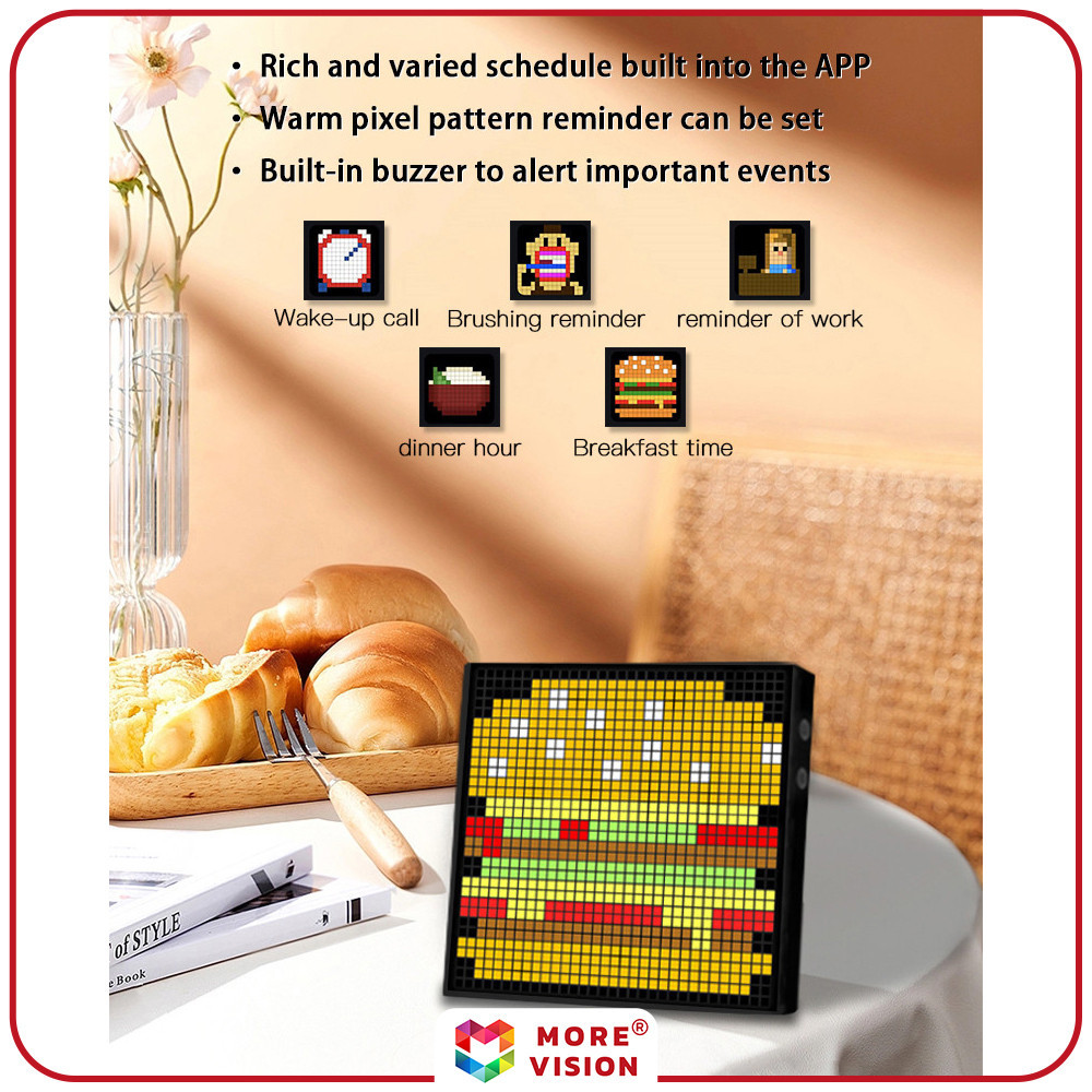 Smart APP Control LED Matrix Pixel Display Screen Board Bluetooth DIY ...