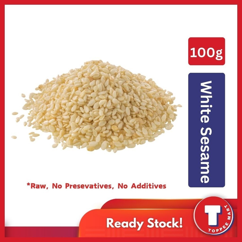 WHITE SESAME Seeds 100g Bijan Putih 白芝麻 | Shopee Malaysia