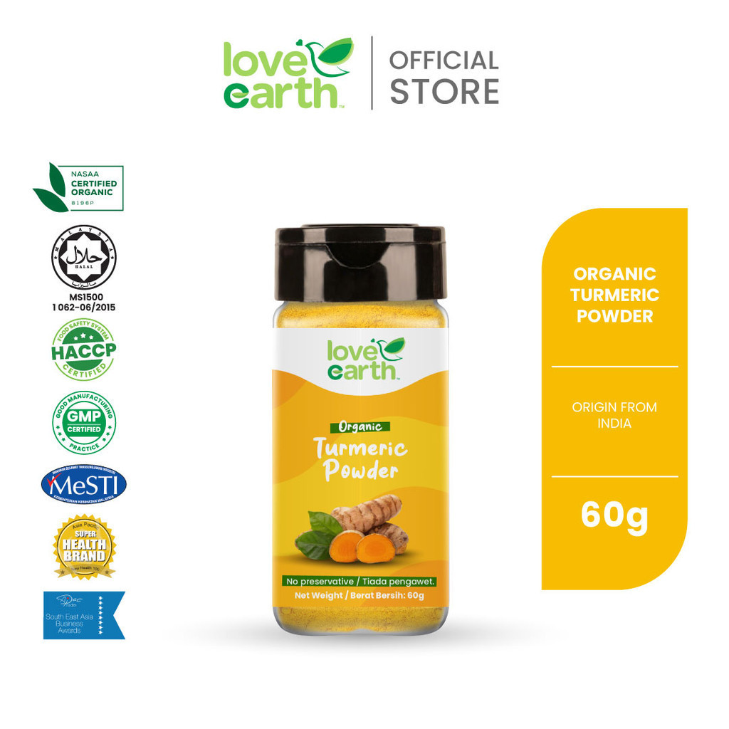 Organic Turmeric Powder 60g | Shopee Malaysia
