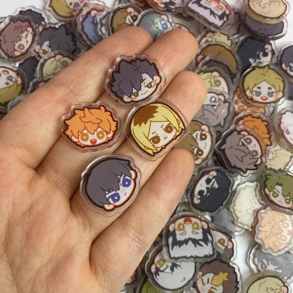 (Random) 2cm Haikyuu!! Acrylic Piece Small Piece Acrylic Handmade diy ...