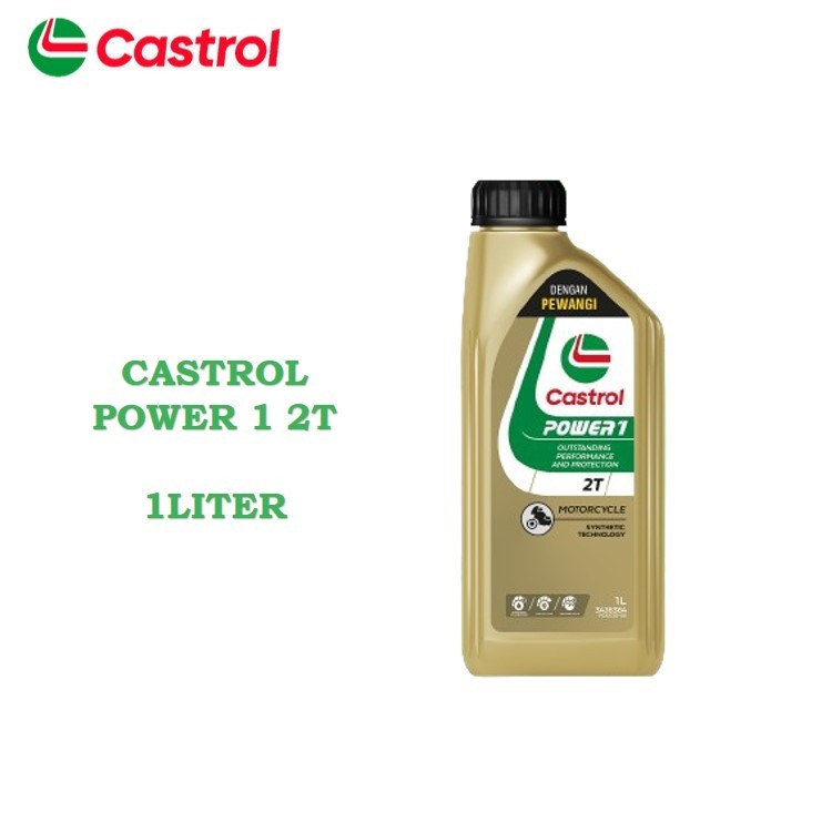 Castrol Power 1 2T FD (Fragrance) Dengan Pewangi 1L Engine Oil (100% ...