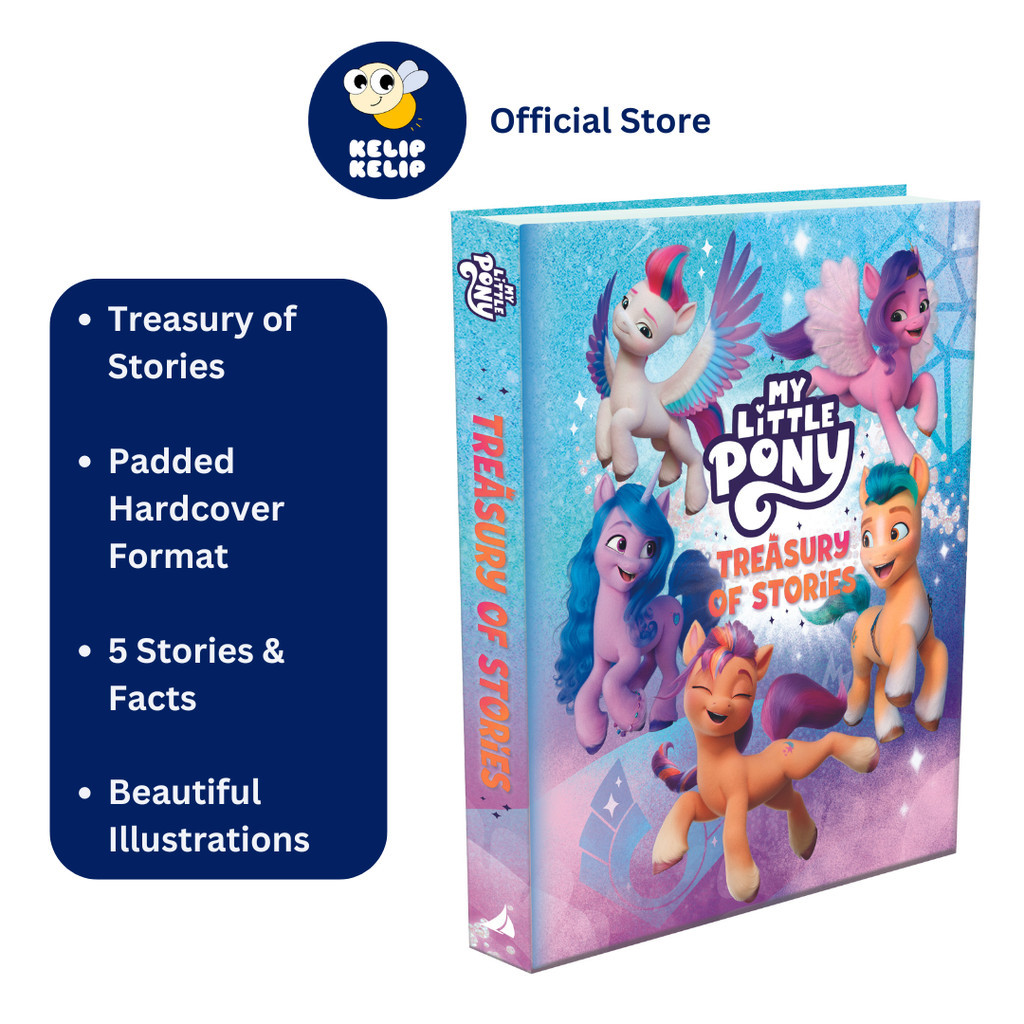 My Little Pony Treasury of Stories Story Book For Kids with Padded ...
