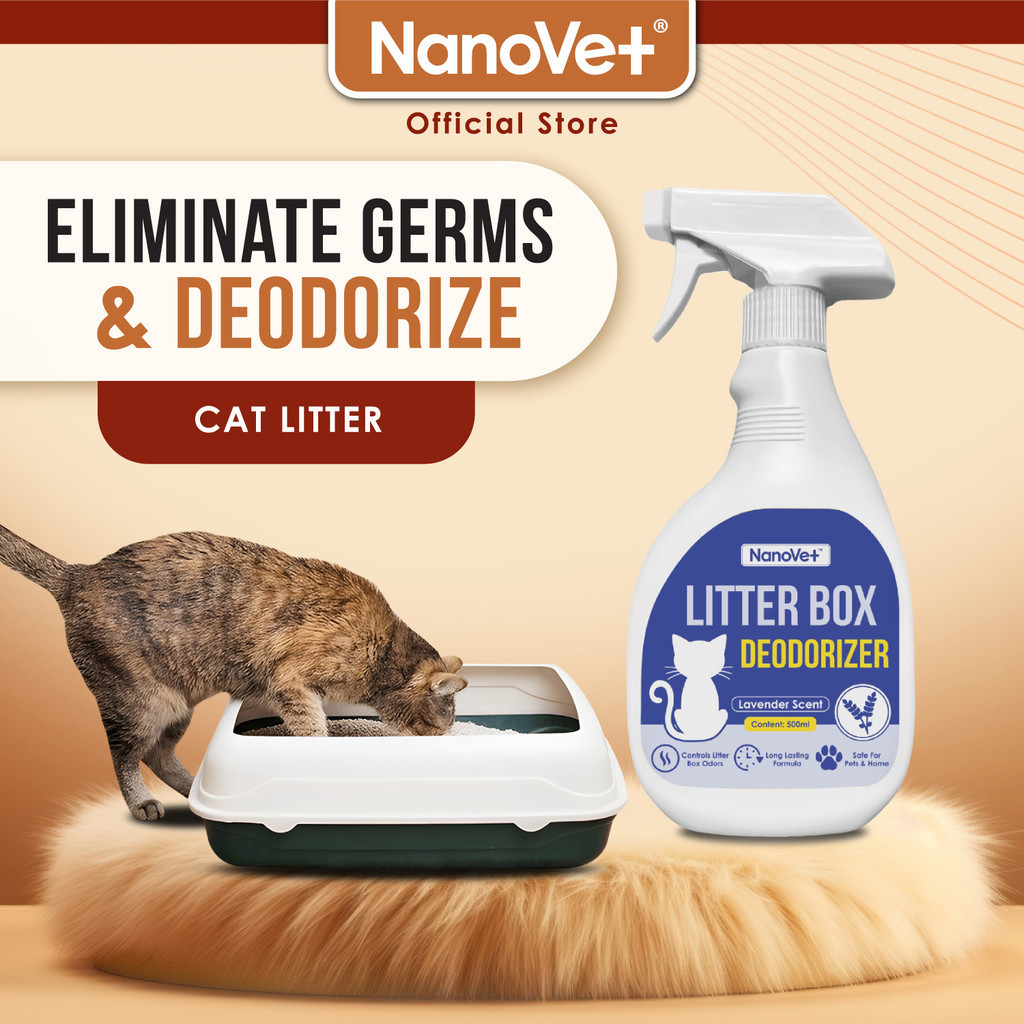 Nanovet® Litter Box Deodorizer Spray (500ml) | Shopee Malaysia