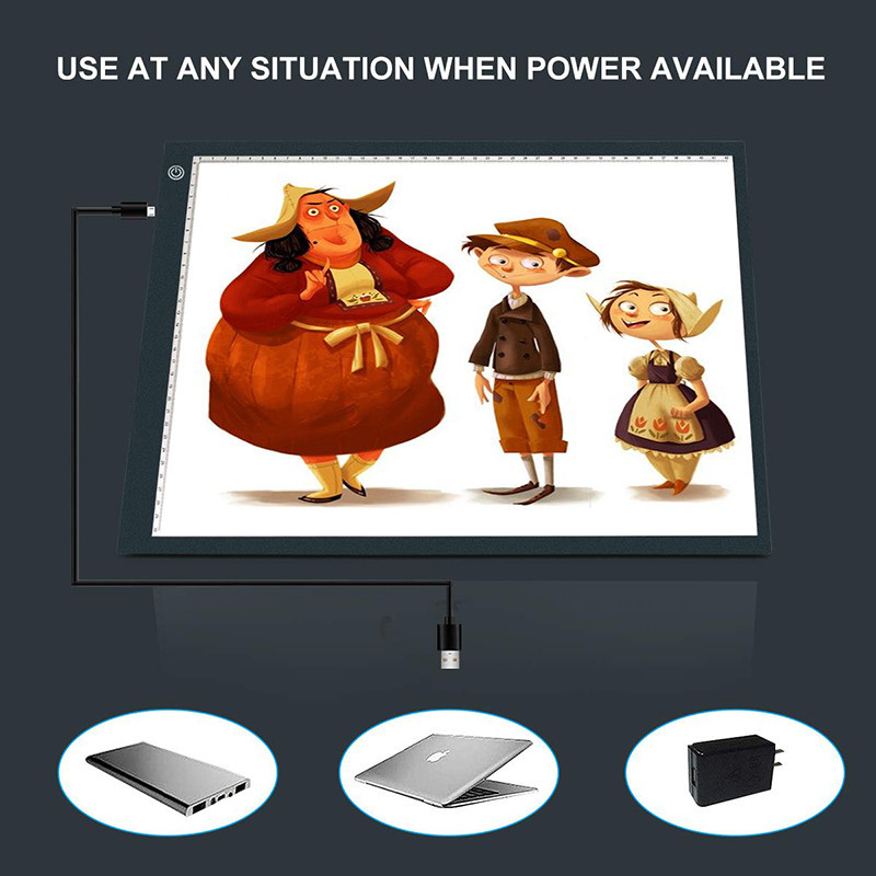 A4/A3 Drawing tablet wacom Digital Graphic Tablet LED Diamond Painting ...