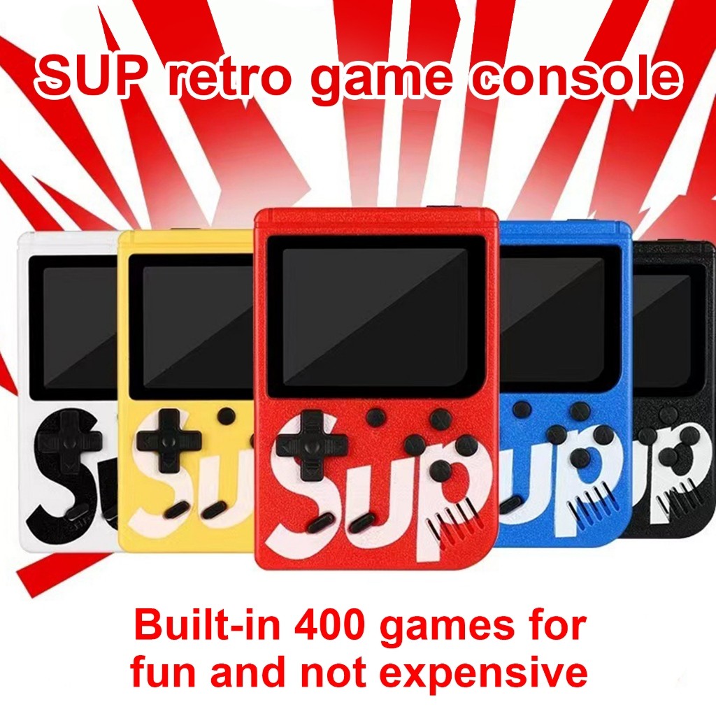 Game console handheld sup classic retro nostalgic doubles built-in 400 ...