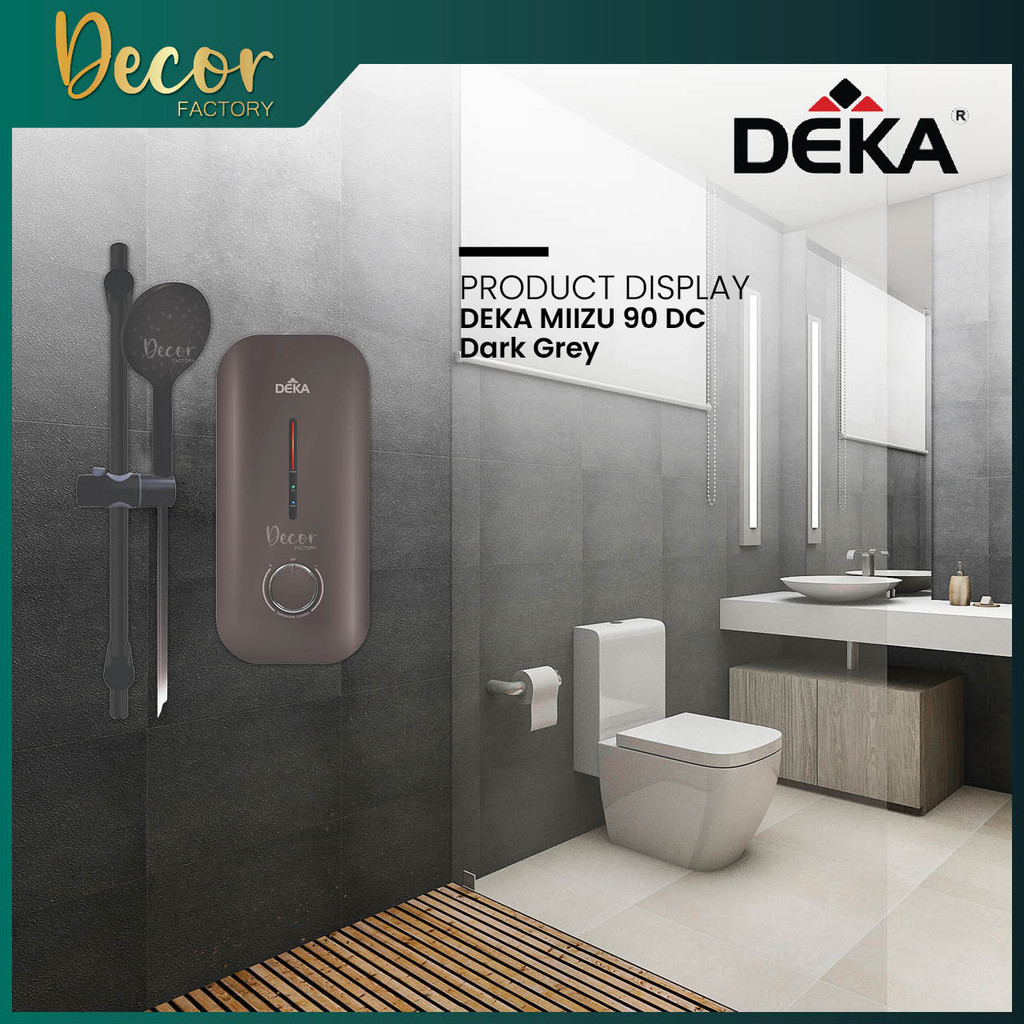 DEKA MIIZU 90 DC Water Heater With Hand Shower Only Silent Inverter ...