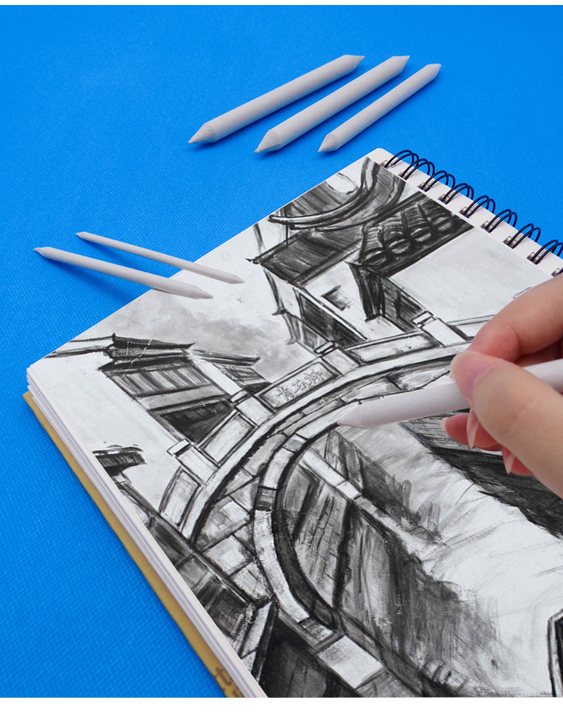 6/3pcs/set Paper Eraser Pen Art Sketch Painting Painting Smear Pen ...