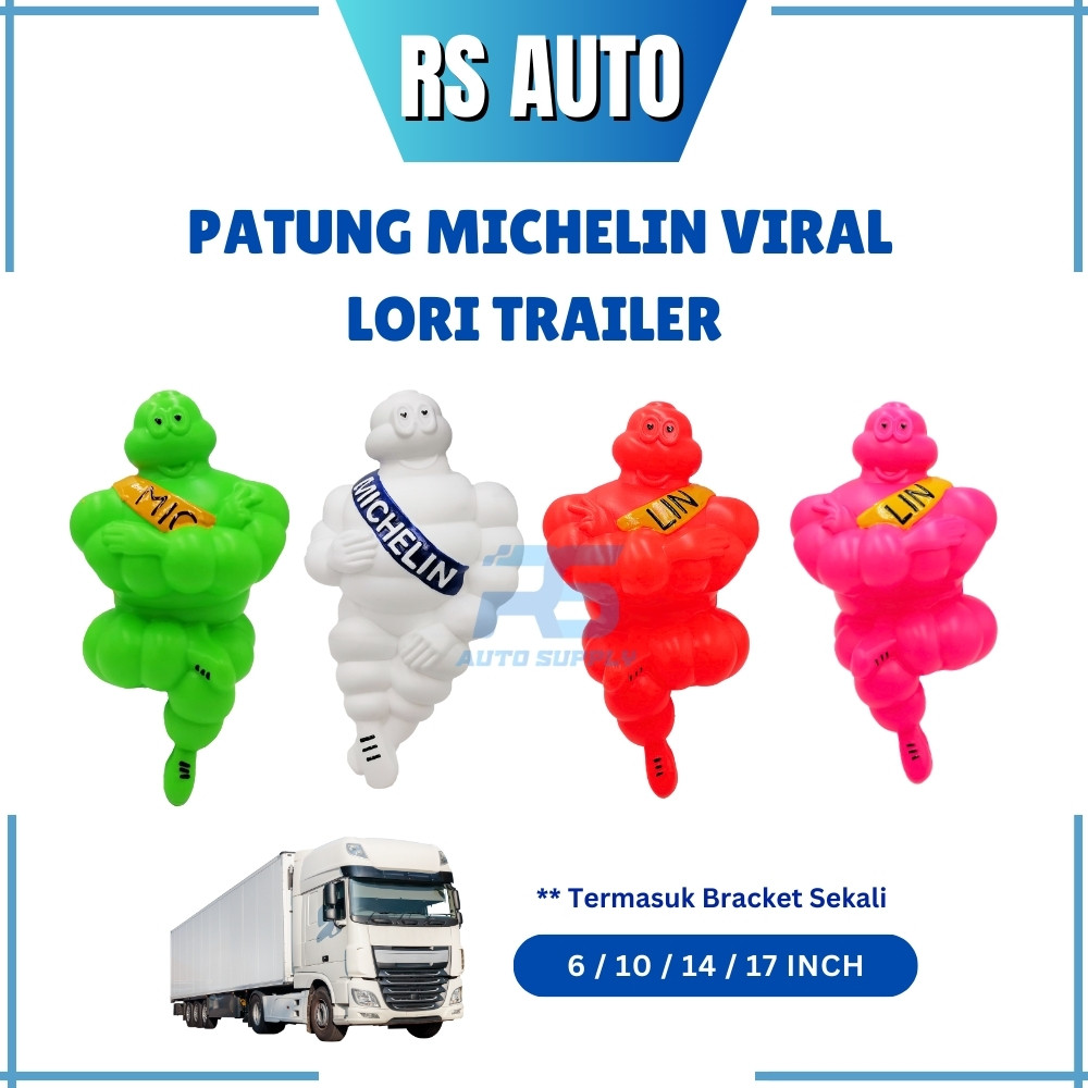 CS 1pc Patung Michelin Siam Aksesori Lori Cowboy Thailand Led sekali ...