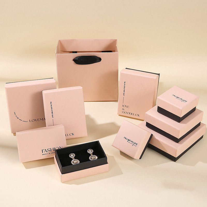 Classic Olive Green Jewelry Box with Sponge Inside Sweet Pink Orange ...