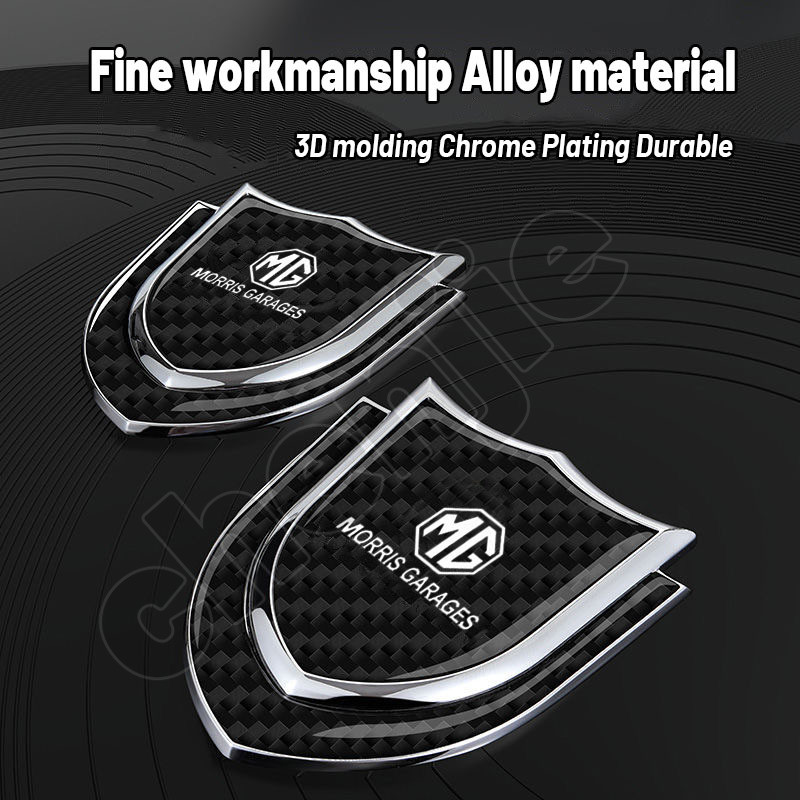 High quality Car Logo Emblem Badge Chrome Sticker 3D Metal Carbon Fiber ...