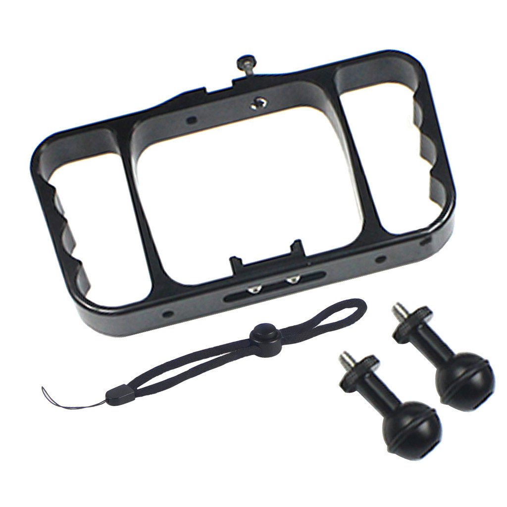 XT-XINTE Aluminum Handheld Stabilizer Bracket Dual Handle Grip ...