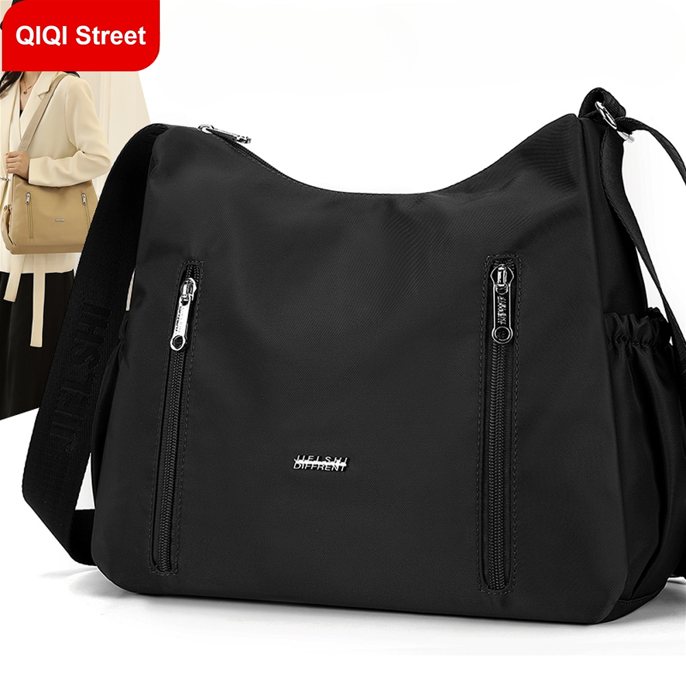 New classic large capacity crossbody bag with nylon fabric and ...