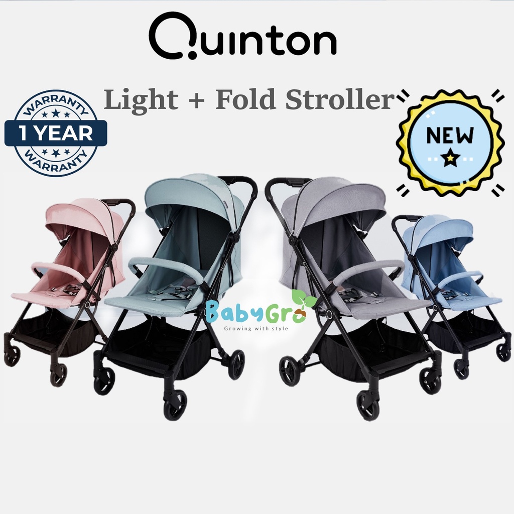Quinton Light+ Fold Stroller Foldable Baby Stroller 0-22kg (Upgraded ...