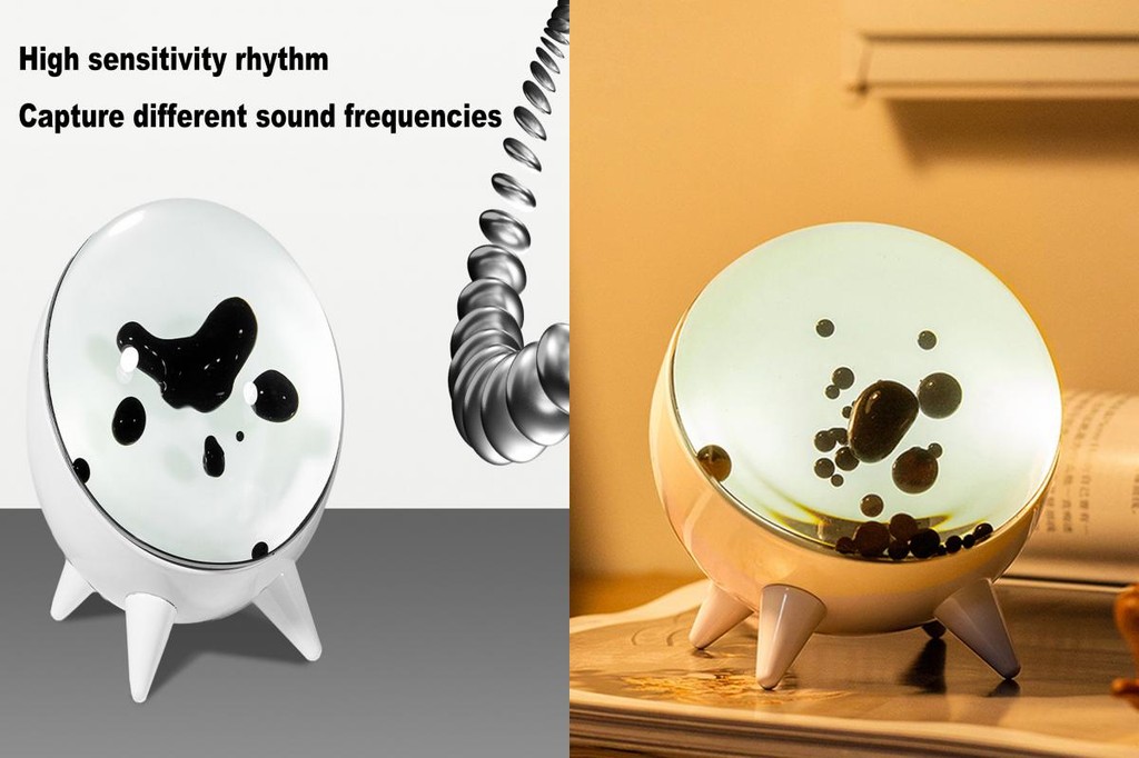 Magnetic Fluid Pickup Speaker Sound Visualizer Wireless Magnetic Music ...