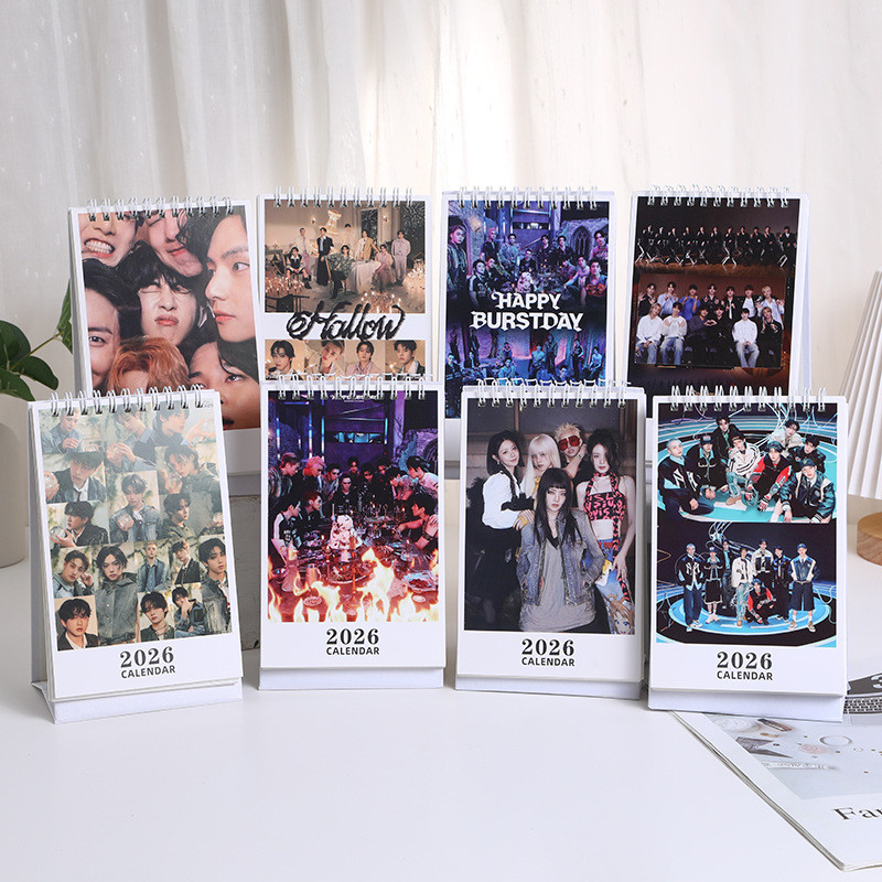 2026 Calendar Kpop Idol Stray Kids(G)I-DLE ST New Display Tabletop | Shopee Malaysia