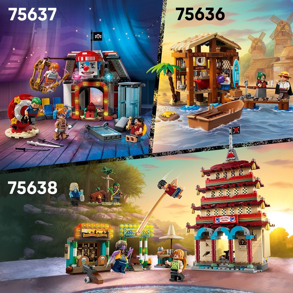 LEGO 75639 ONE PIECE The Going Merry Pirate Ship Building Toy Set (1376 ...