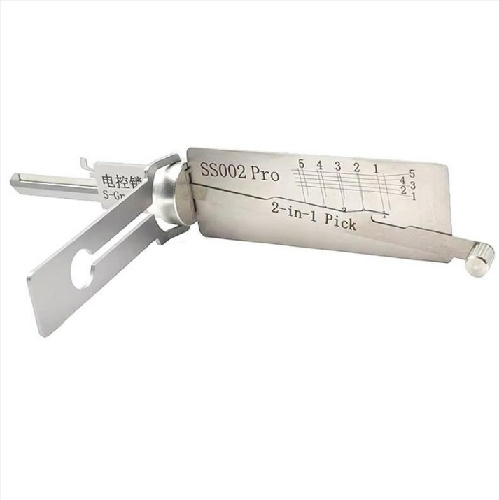 2 In 1 Tool SS002 pro Key Pick & Decoder Tool Unlocking Lock Pick Set ...