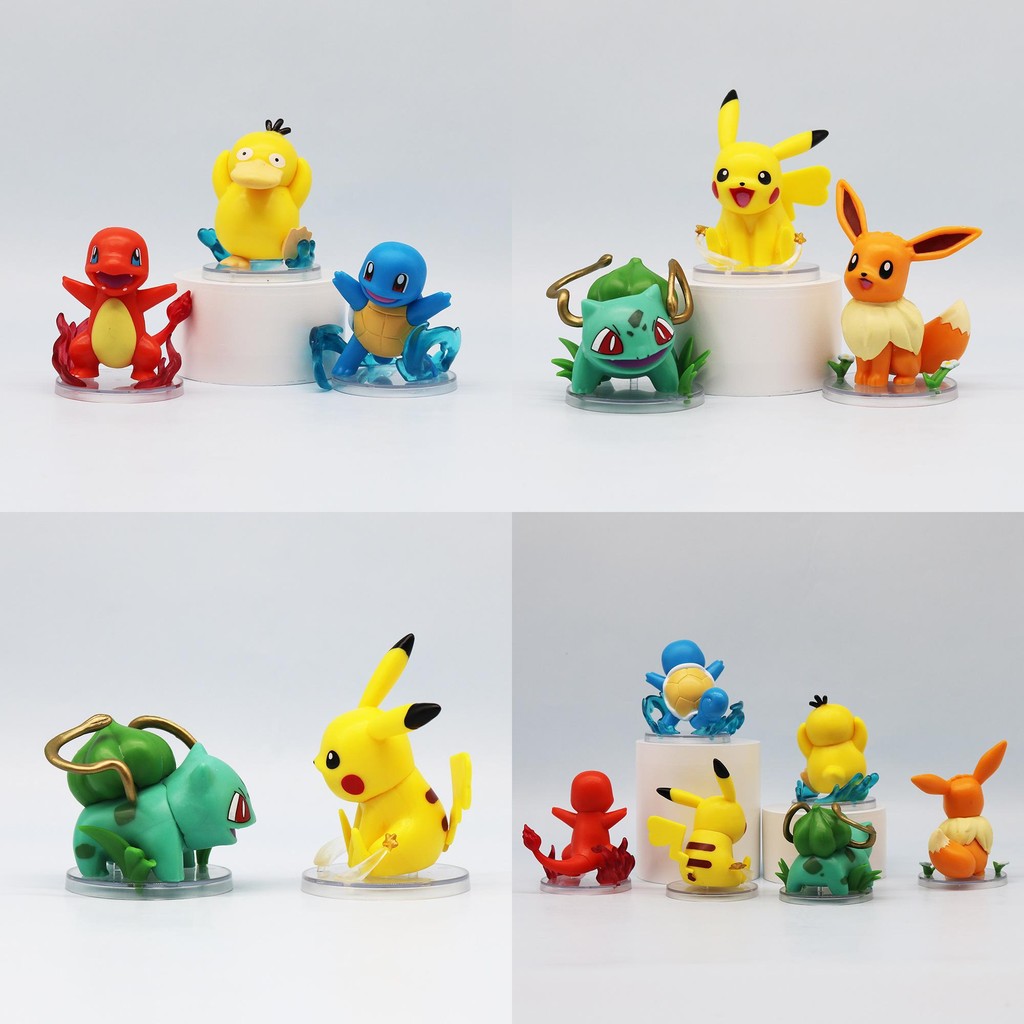 Psyduck Bulbasaur Charmander Squirtle Eevee Model For Collectors ...
