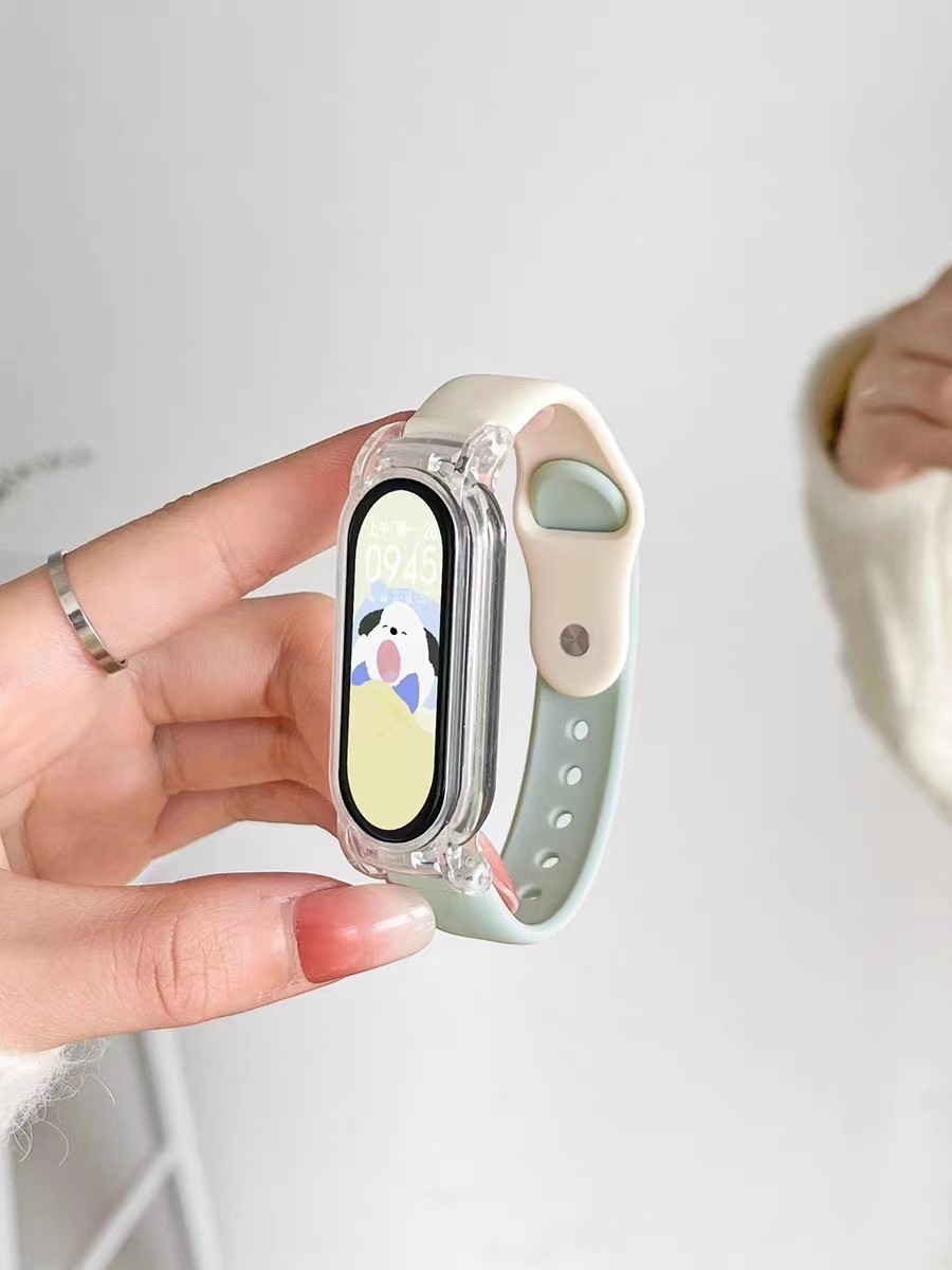 Soft Silicone Strap for Xiaomi Mi Band 9 8 7 NFC Watch Band for Mi Band ...