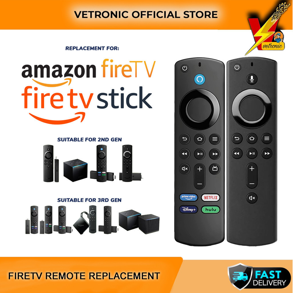 FireTV Remote Replacement Amazon Firestick Fire TV Stick GEN 2 3 G05 4K ...