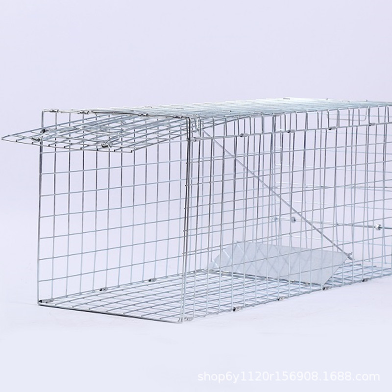 65x26x24cm Live Animal Cage Trap One-Door for Stray Cat with Handle ...