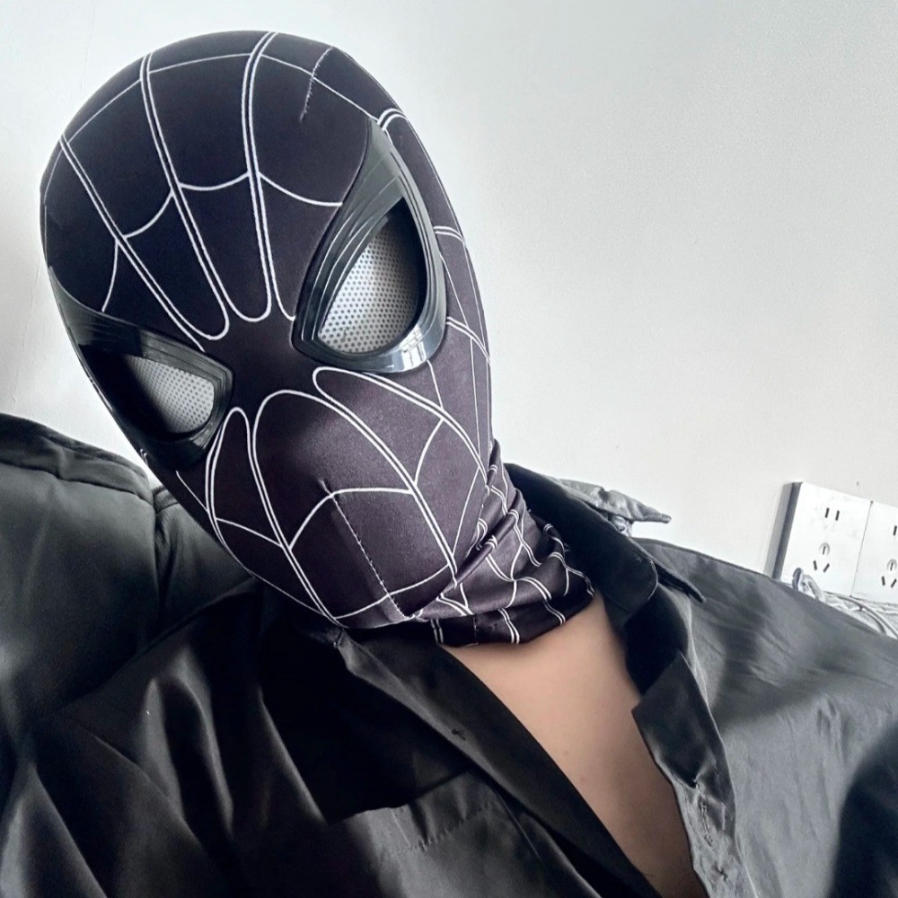 Cool Spider Man Headpiece Blinking High Quality Hero Expedition Adult ...