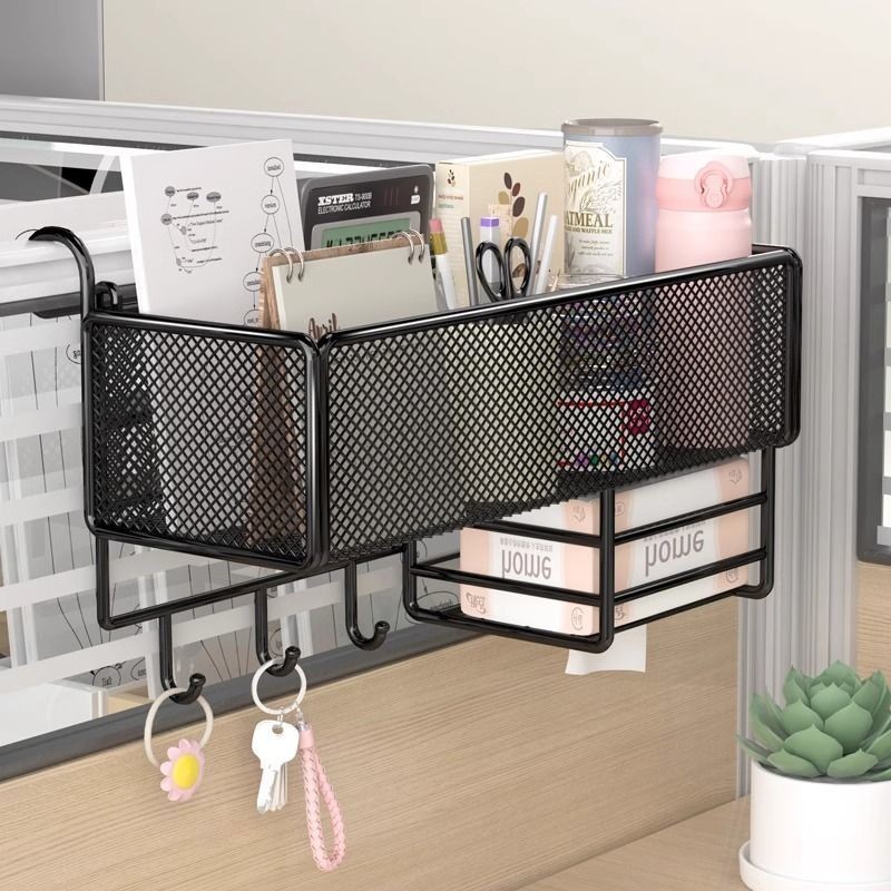 Office Storage Rack Work Station Organization Artifact Desktop Hanging ...