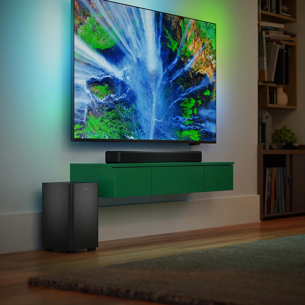 Philips 240 Watt 2.1 Ch Dolby Digital Plus Soundbar Cinema Sound Bar ...